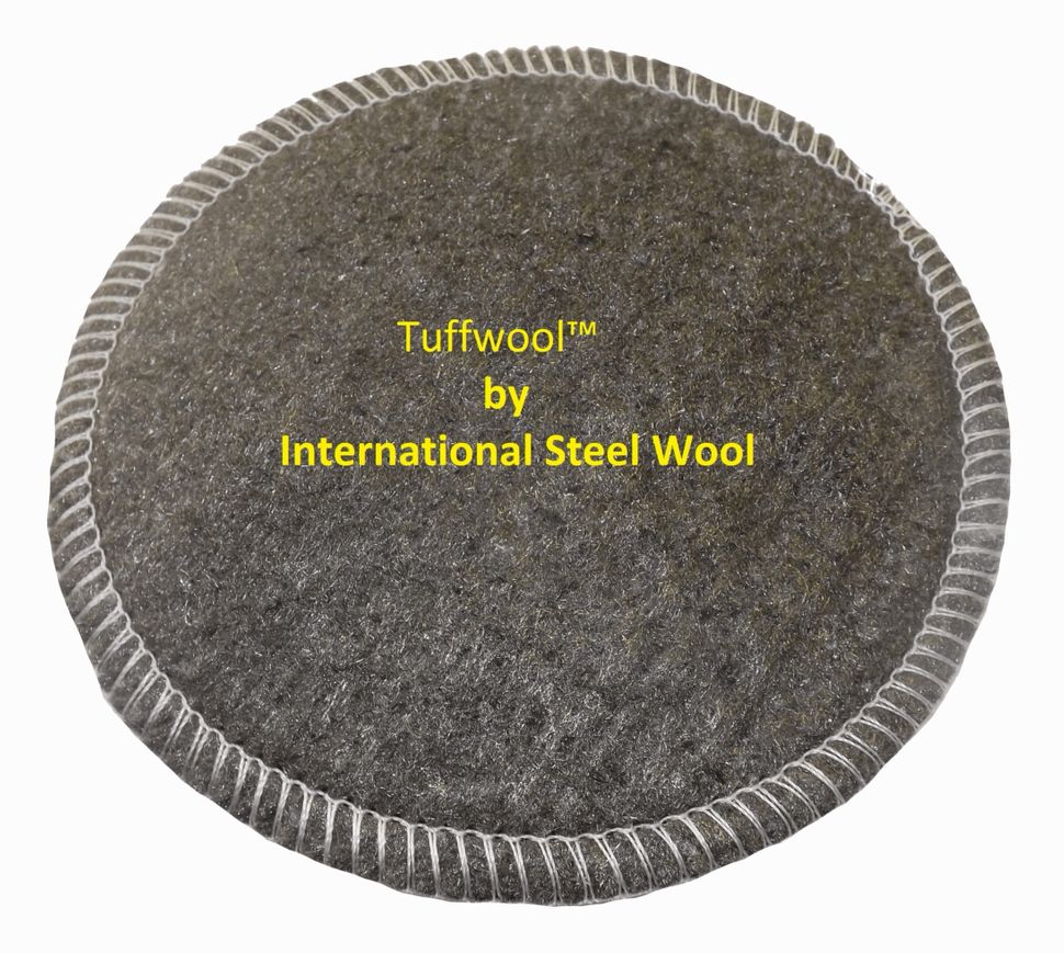 Tuff wool pads 5″ discs, grade #0000 pack of 10 - Steel Wool Direct
